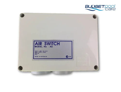AIR SWITCH WATERCO DOUBLE 10AMP at Budget Pool Care