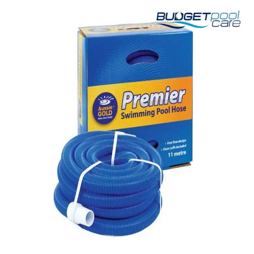 Aussie Gold PREMIER POOL HOSE (11m/36ft) Heavy Duty at Budget Pool Care