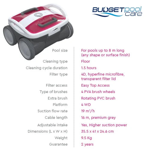BWT B100 Robotic Pool Cleaner at Budget Pool Care