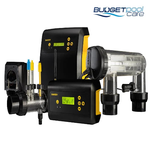 Davey ChloroMatic Lifeguard™ (25g/hr) Salt Chlorinator with Chemical a ...