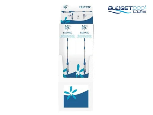EASY VAC LIFE DISPLAY OF 8 at Budget Pool Care
