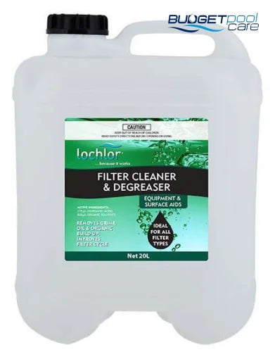 FILTER CLEANER & DEGREASER 20L at Budget Pool Care