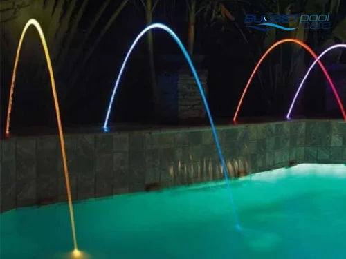 Magic Stream Laminar LED Water Feature at Budget Pool Care