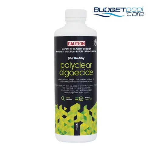POLYCLEAR ALGAECIDE PURAWAY 1L — Budget Pool Care