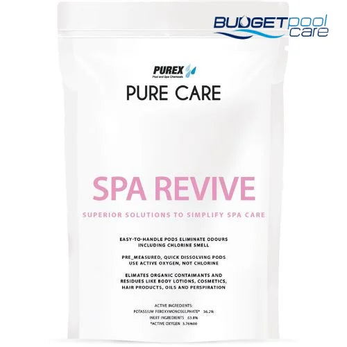 PUREX PURE CARE SPA REVIVE x4 at Budget Pool Care
