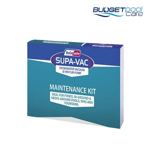 Swimsafe Supa Vac Pool Water Care Maintenance Kit (includes leaf scoop ...