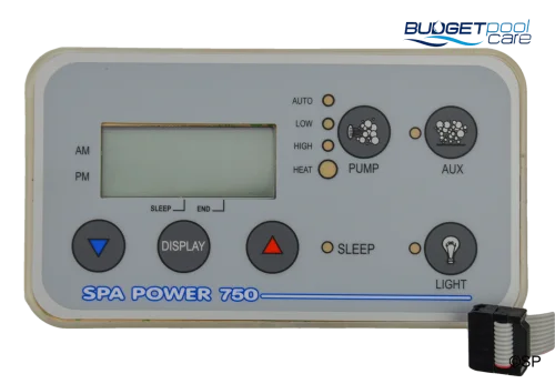 TOUCHPAD SPA QUIP SP750 DIGITAL at Budget Pool Care