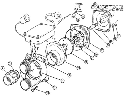 Waterco Portapac Flinger S121671 at Budget Pool Care